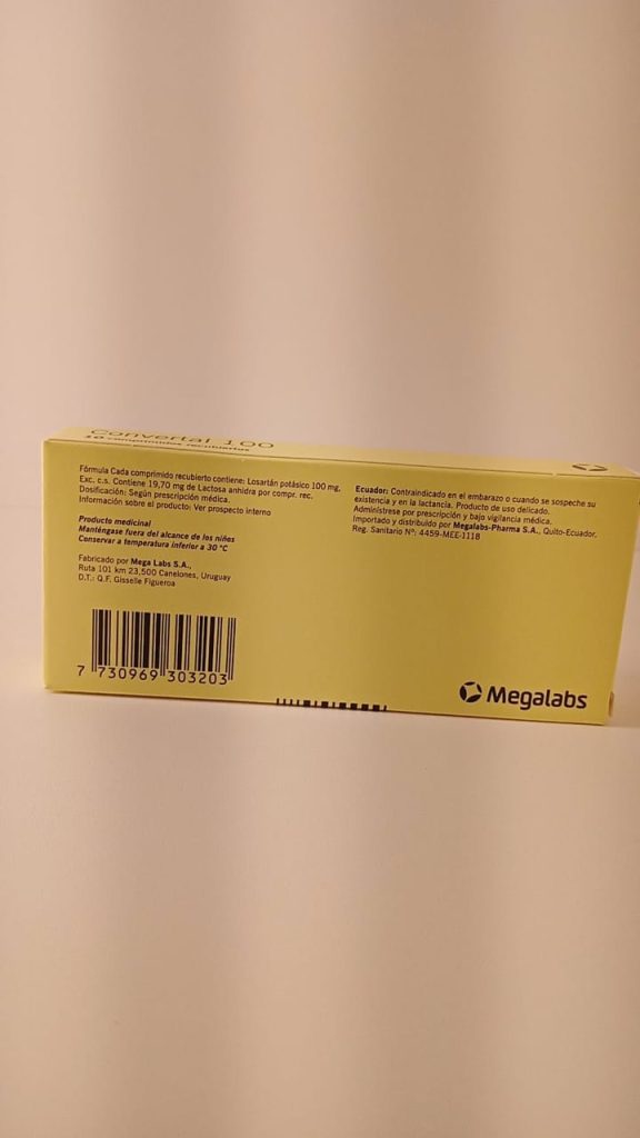 Convertal 100mg x unidad - Farmacia FarmaDiabetes